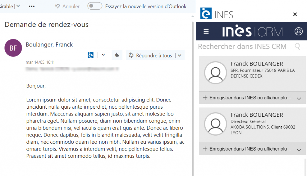Intégration Microsoft 365 - INES CRM | Intégrateur ERP et CRM ...